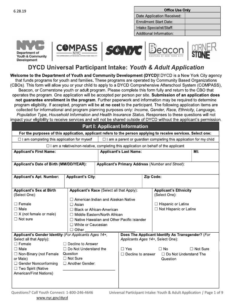 NIA Application | PDF