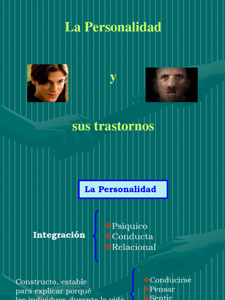 Trastornos de la Personalidad | PDF | Salud mental | Sicología