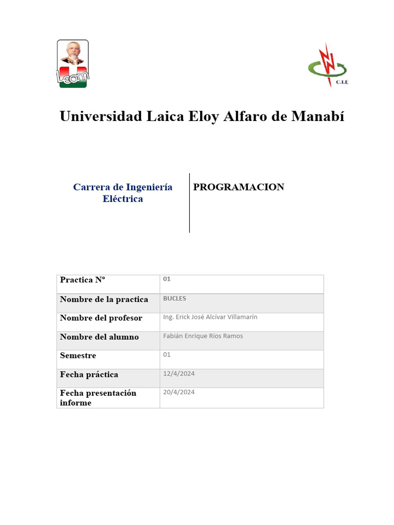 Representación de Bucles en Diagramas | PDF | Programación de ...