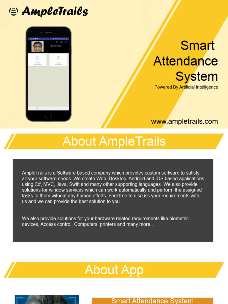 AmpleTrails Student Attendance System | PDF | Application Software ...