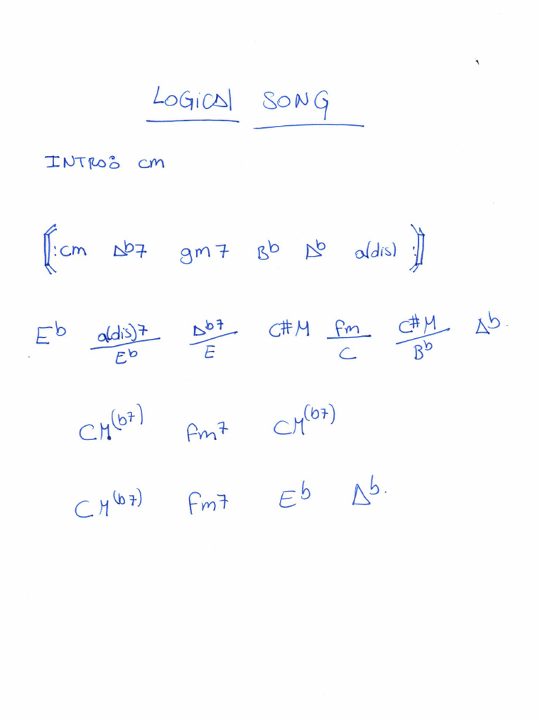 Logical Song Pdf