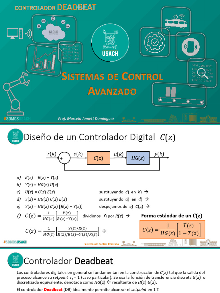 07 - Controladores Digitales Deadbeat (2023) | PDF | Matemáticas ...