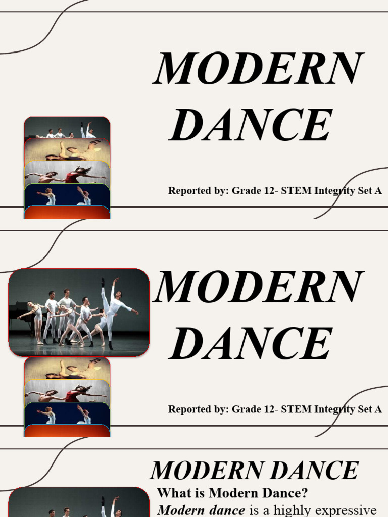 Modern Dance | Download Free PDF | Dances | Performing Arts