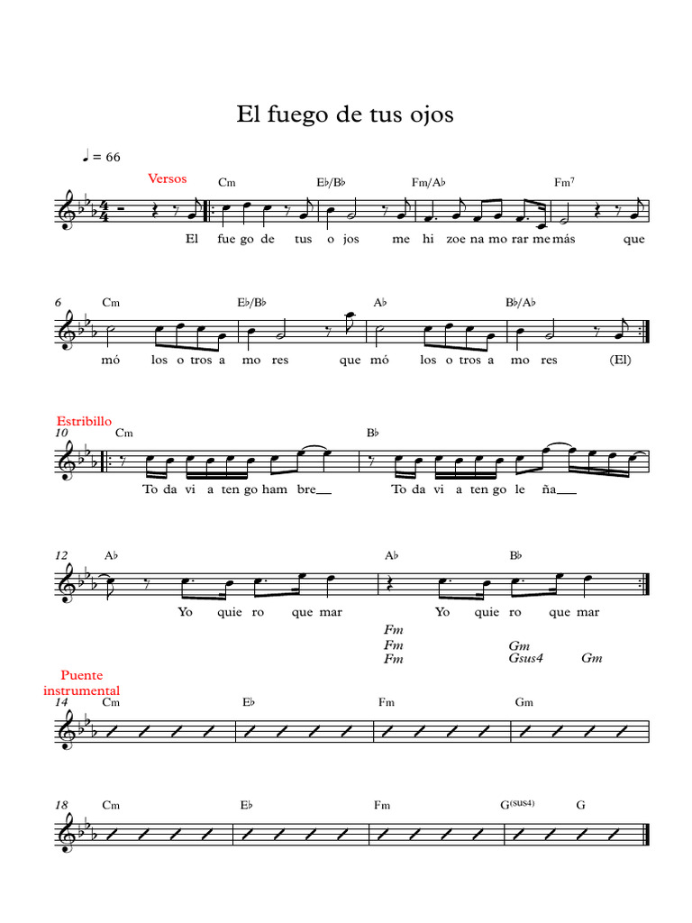 El fuego de tus ojos | PDF El fuego de tus ojos | PDF