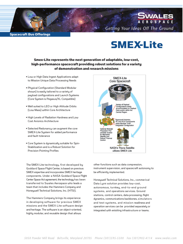 Swales S Mex | Download Free PDF | Goddard Space Flight Center | Spacecraft