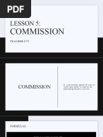 MATH 6 WEEK 5 Q2 Solving Word Problems in Commission, Rate of ...