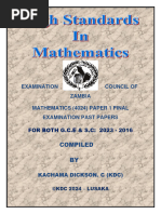 Math Paper 2 - MR 6points | PDF | Mathematics | Determinant