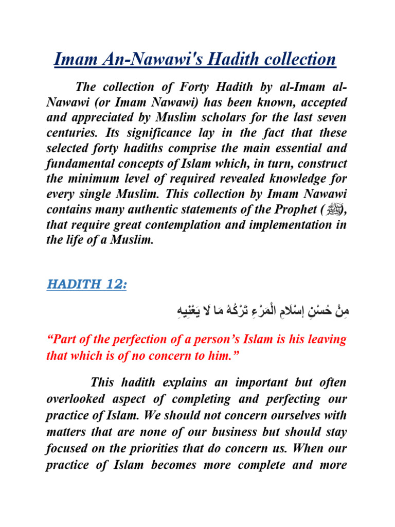 HAD402 - N.Safiya Fathima Sheikh | PDF | Hadith | God In Islam