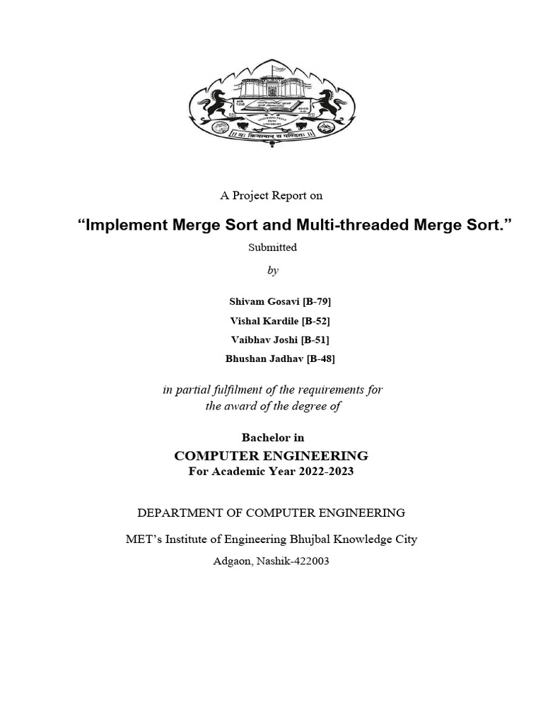 DAA Final Report | PDF | Thread (Computing) | Theoretical Computer Science