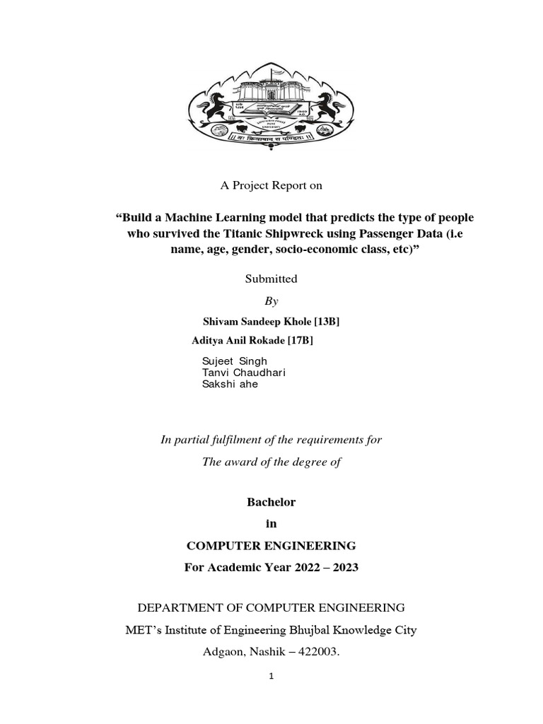 ML Mini Project 2 | Download Free PDF | Machine Learning | Statistical ...