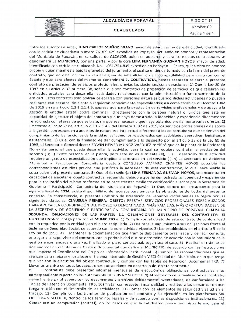 Clausulado | PDF | Presupuesto | Justicia