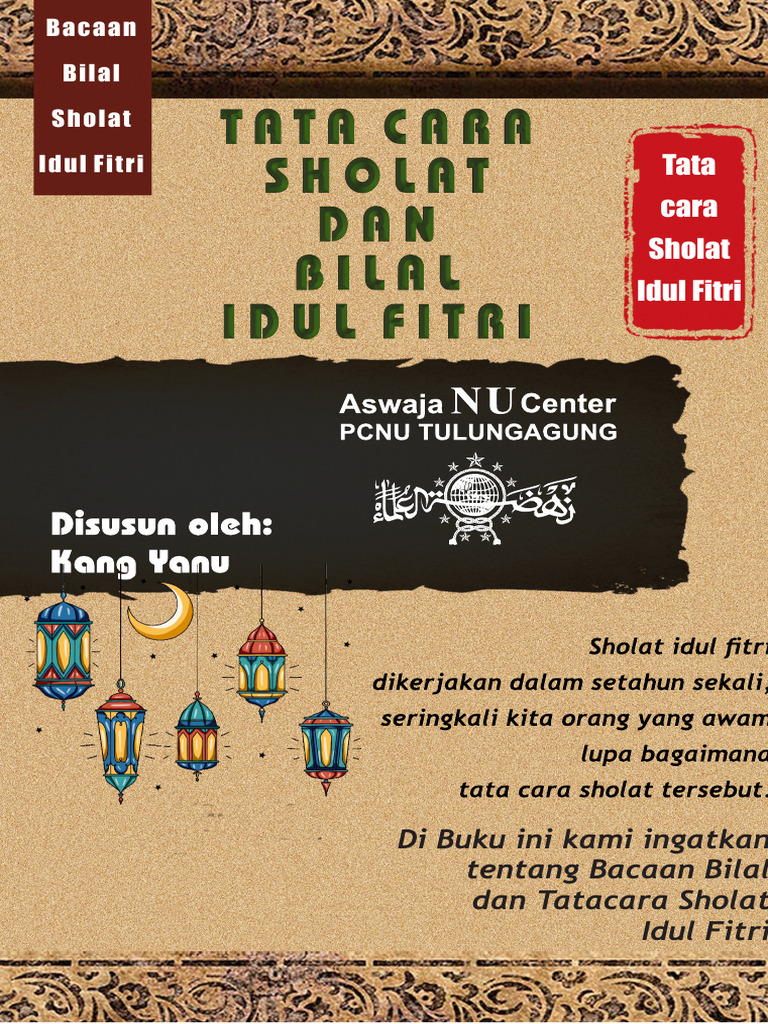 BACAAN BILAL DAN TATA CARA SHOLAT IDUL FITRI | PDF