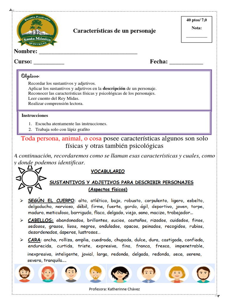 Caracteristicas de Un Personaje 5 y 6 | PDF | Dioniso