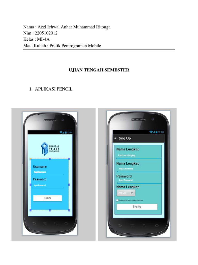 Nama: Azzi Ichwal Anhar Muhammad Ritonga Nim: 2205102012 Kelas: MI-4A Mata Kuliah: Pratik ...