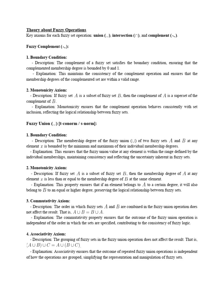 Fuzzy Theories | PDF | Fuzzy Logic | Set (Mathematics)