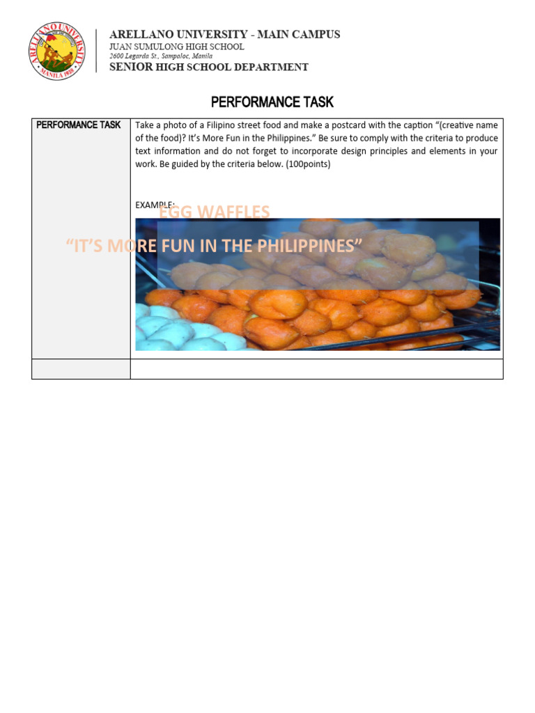 Mil Performance Task | PDF