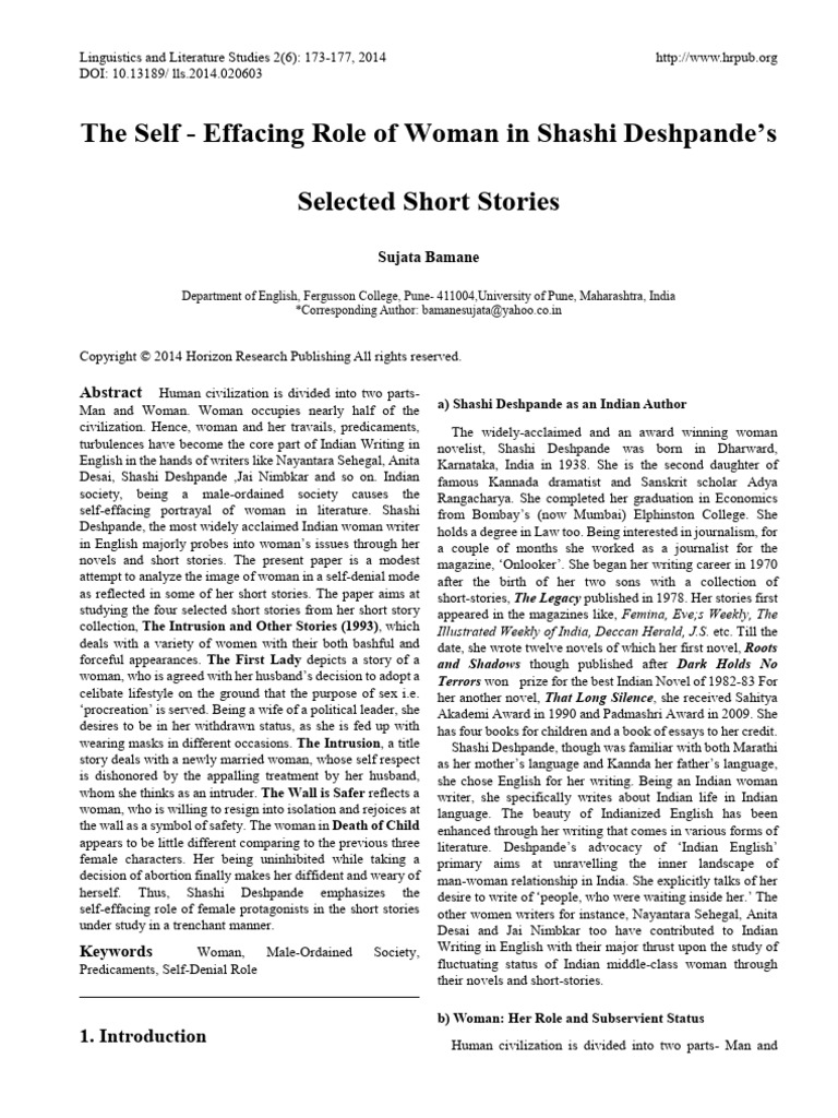 Intru - Self Effacing Woman | PDF | Thought