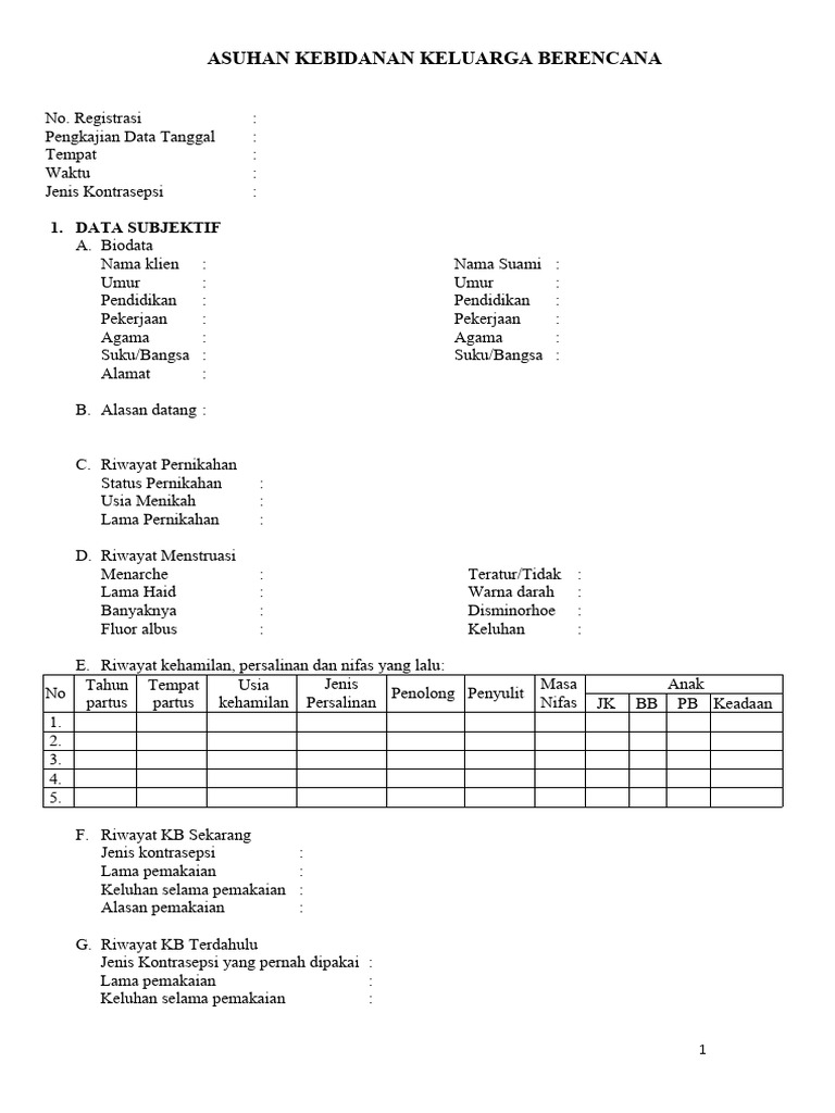 Format SOAP KB Revisi | PDF