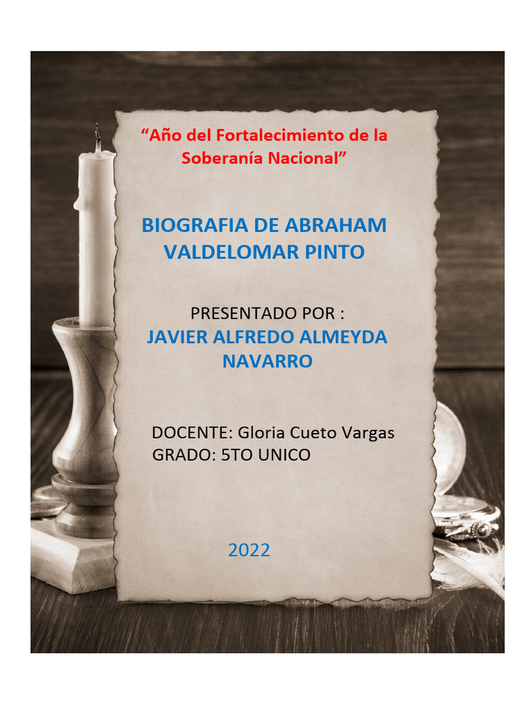 Abraham Valdelomar | PDF | Perú