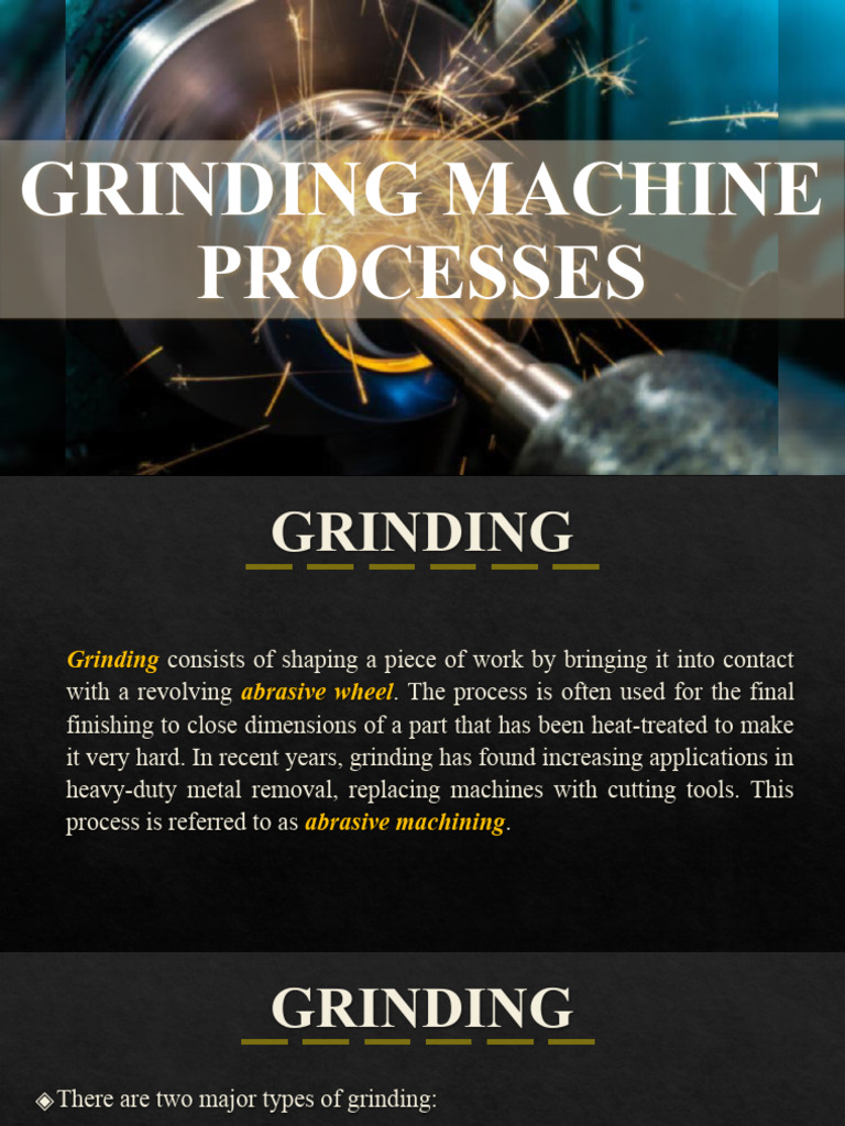 Grinding Machines | Download Free PDF | Grinding (Abrasive Cutting ...