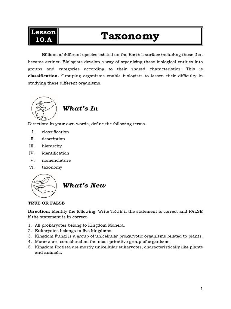 April-30_Systematic-Based-on-Evolutionary-Relationships-Taxonomy_ | PDF ...