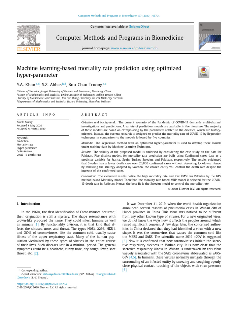 12 - Machine Learning-Based Mortality Rate Prediction Using Optimized ...
