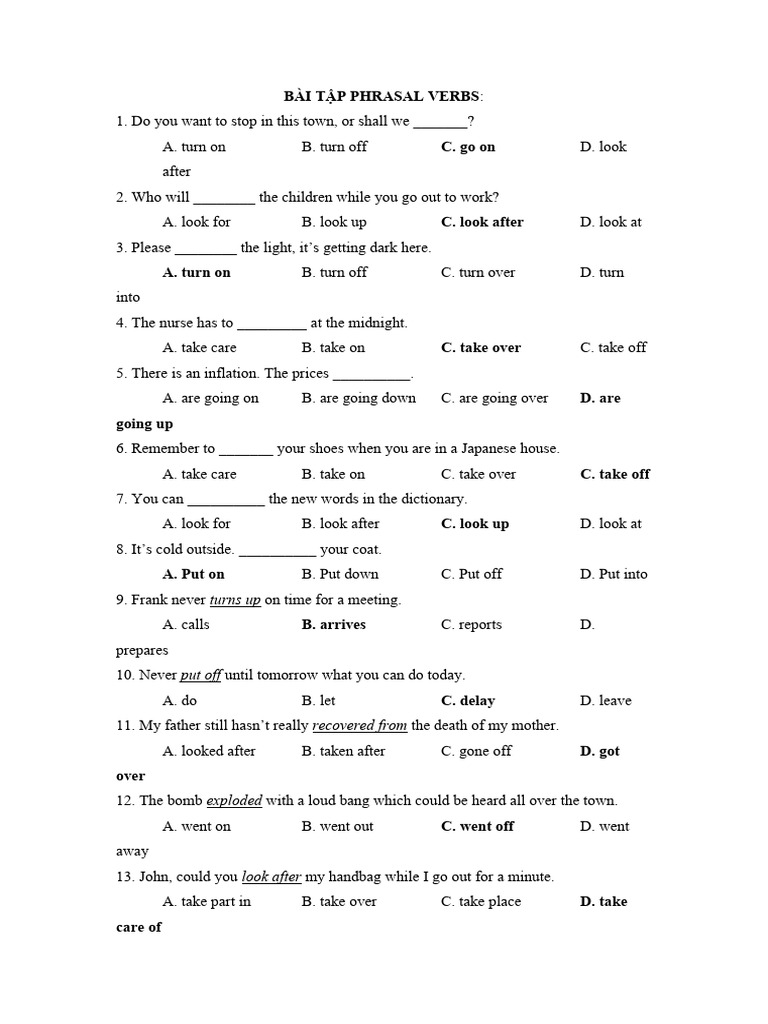 (123doc) - Bai-Tap-Phrasal-Verbs | PDF