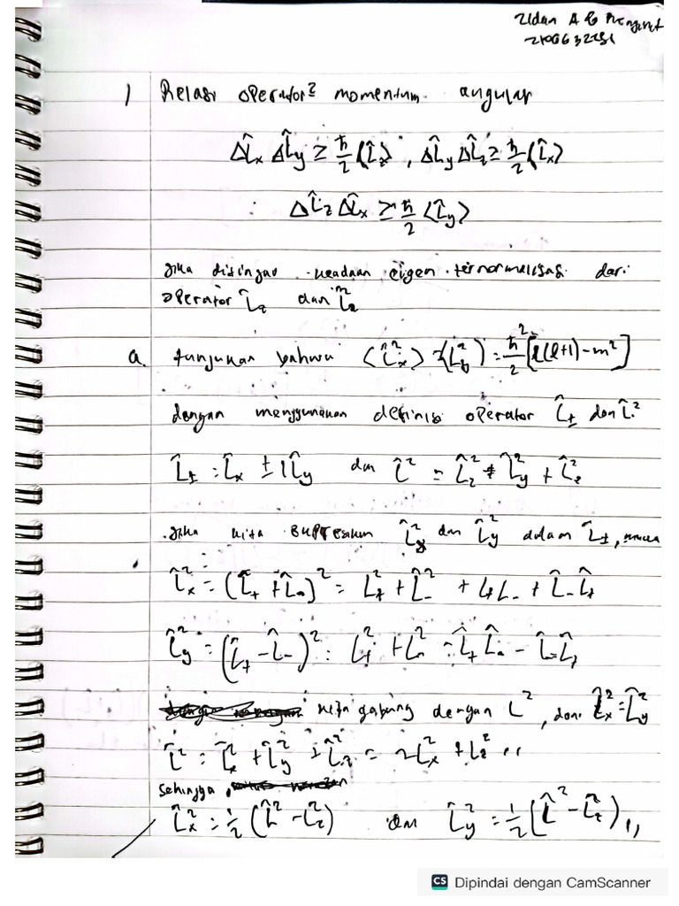 Fisika kuantum PR 6 (1) | PDF