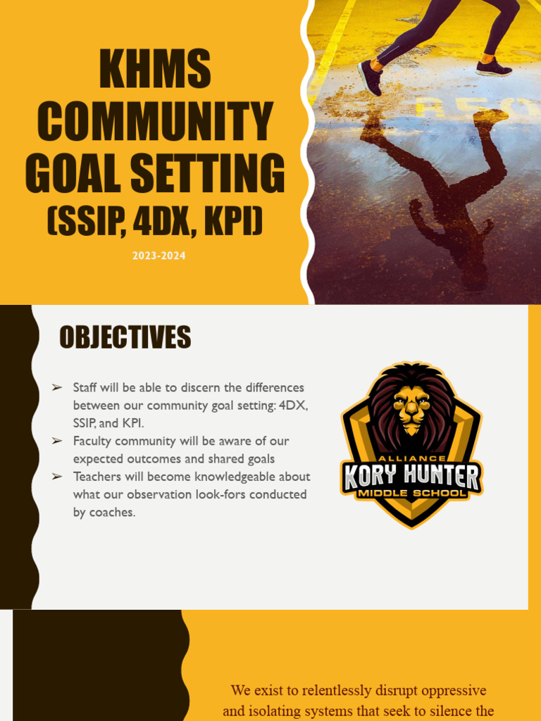 Khms Community Goal Setting 23-24 | PDF | Leadership | Performance Indicator