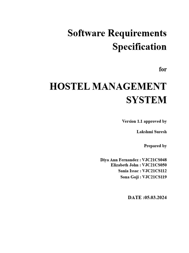 SRS FINAL | PDF | Databases | World Wide Web