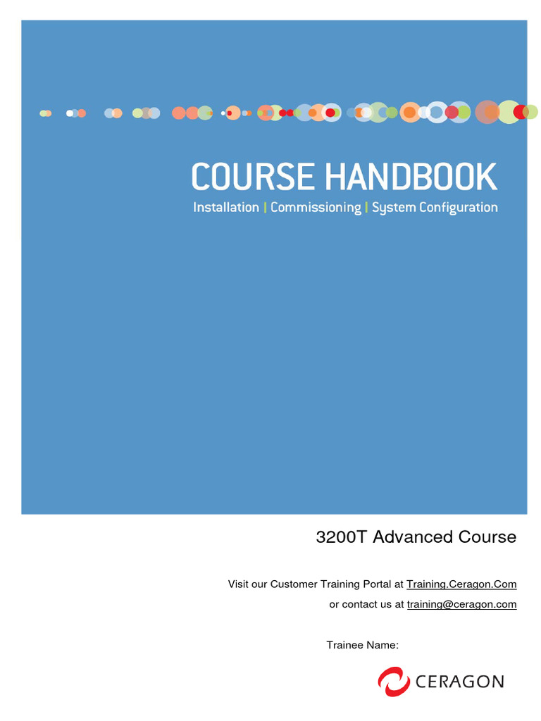 3200T Course Handbook v4.3 | PDF | Wi Max | Computer Network