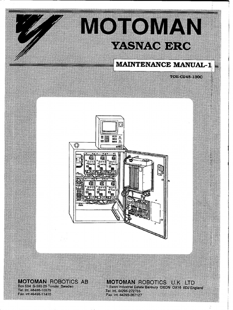 ERC Maintenance Manual 1 | PDF