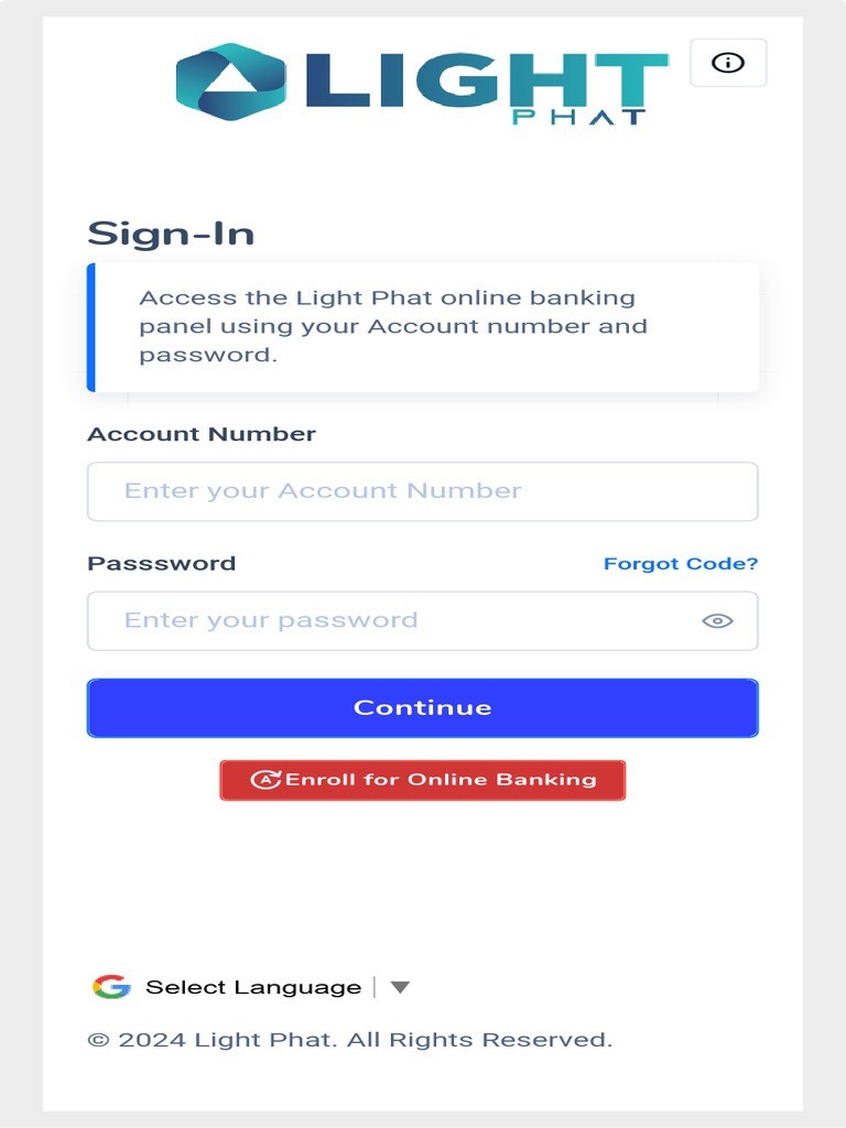 Home Welcome To Light Phat Online Banking | PDF