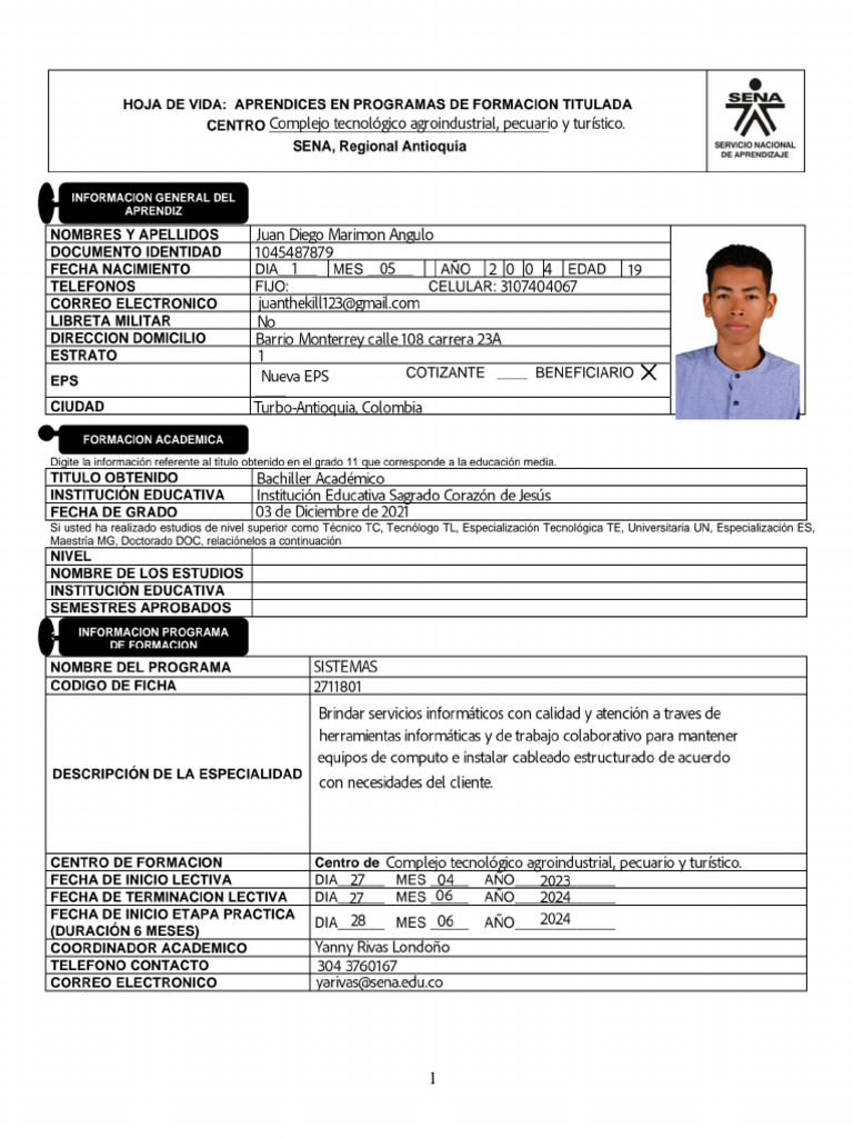 SISTEMAS Juan Diego Marimon Angulo 27-06-2024 | PDF