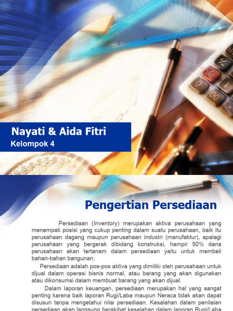 Kel 4 (AKM1) Persediaan (Nayati & Aida) | PDF