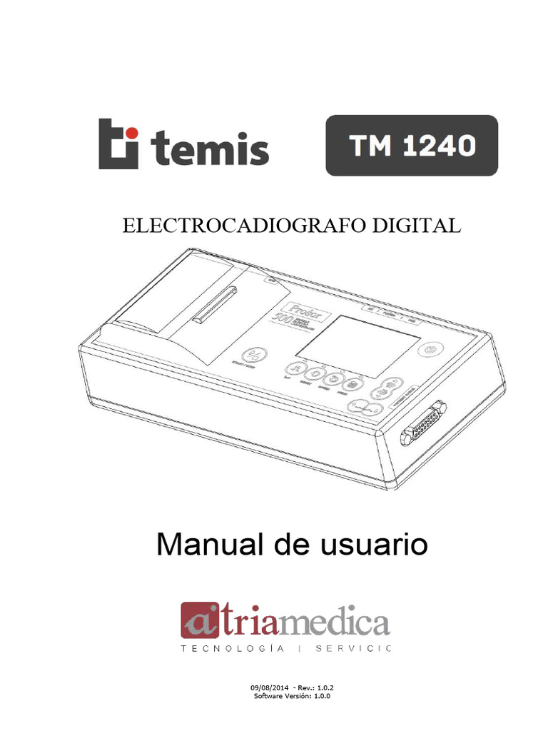 TM1240 Manual de Usuario | PDF | Menú (Computación) | USB