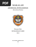 Makalah Artificial Intelligence | PDF