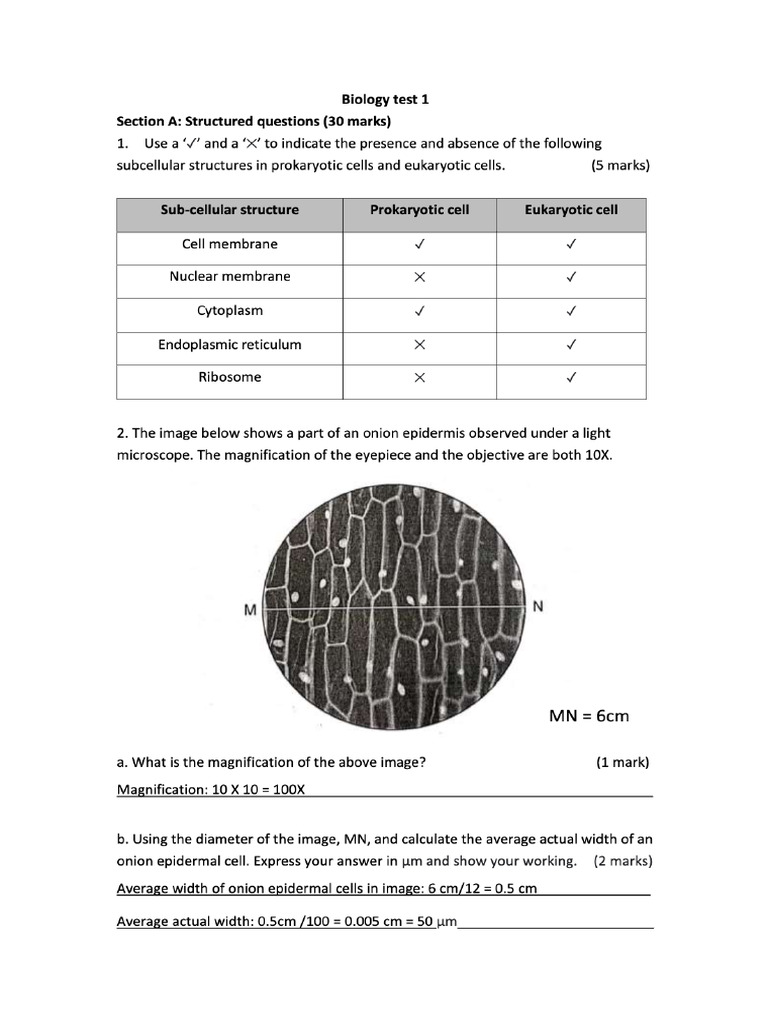 Biology Test 1 | PDF