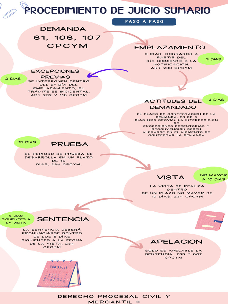 Cargar Esquema de Juicio Sumario | Descargar gratis PDF | Demanda judicial | Procedimiento legal
