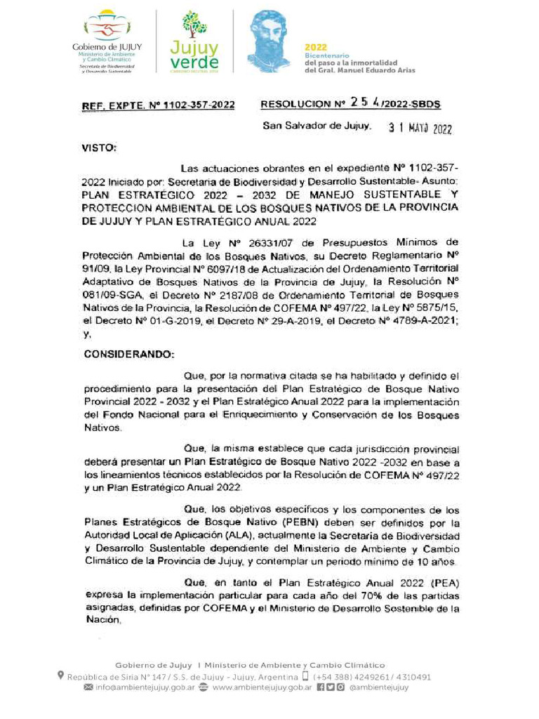 PEBN-Jujuy-2022-2023 | PDF | Los bosques | Sustentabilidad