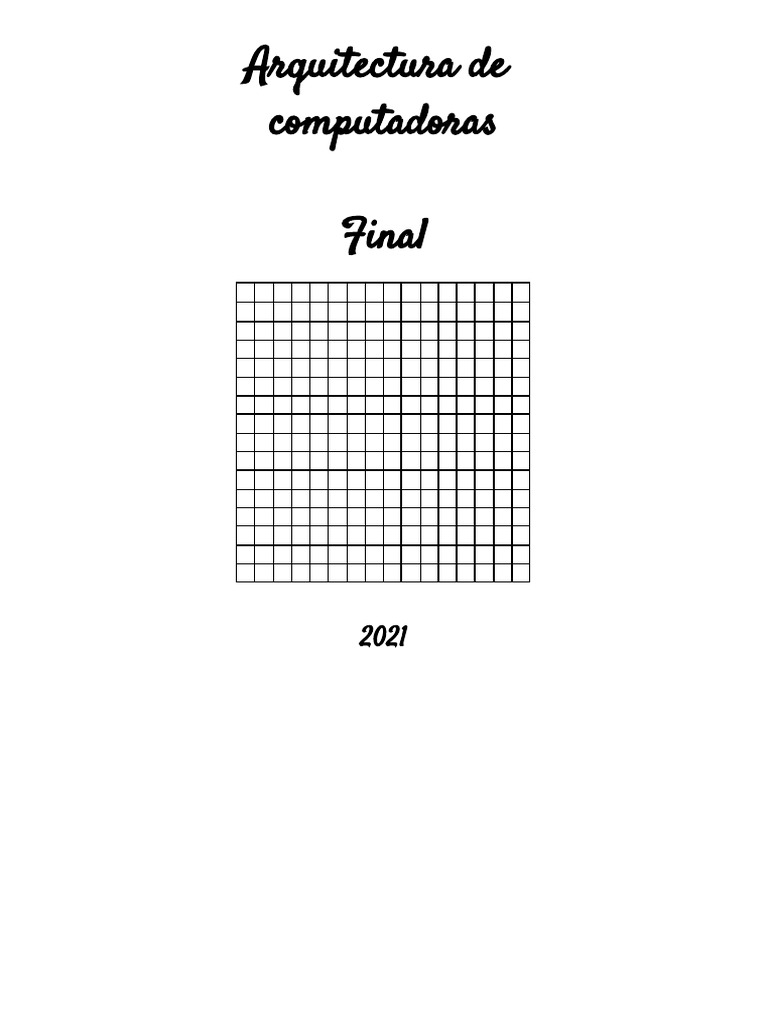 Imprimir Arqui 1 | PDF | Poco | Caché (Computación)