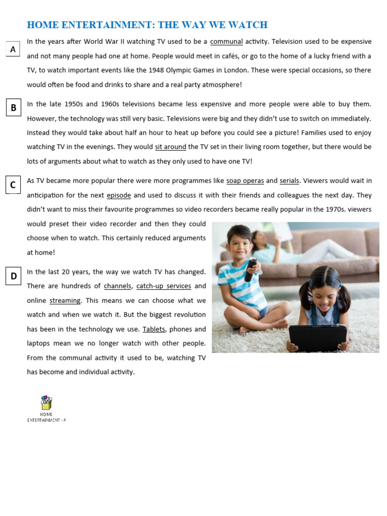 entertainment-in-the-past-reading-comprehension-exercises_124178 | PDF