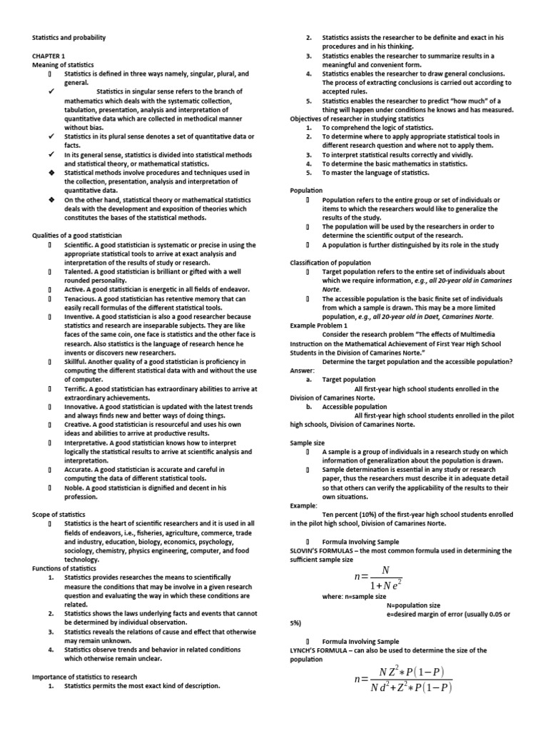 Stat | Download Free PDF | Statistics | Variance