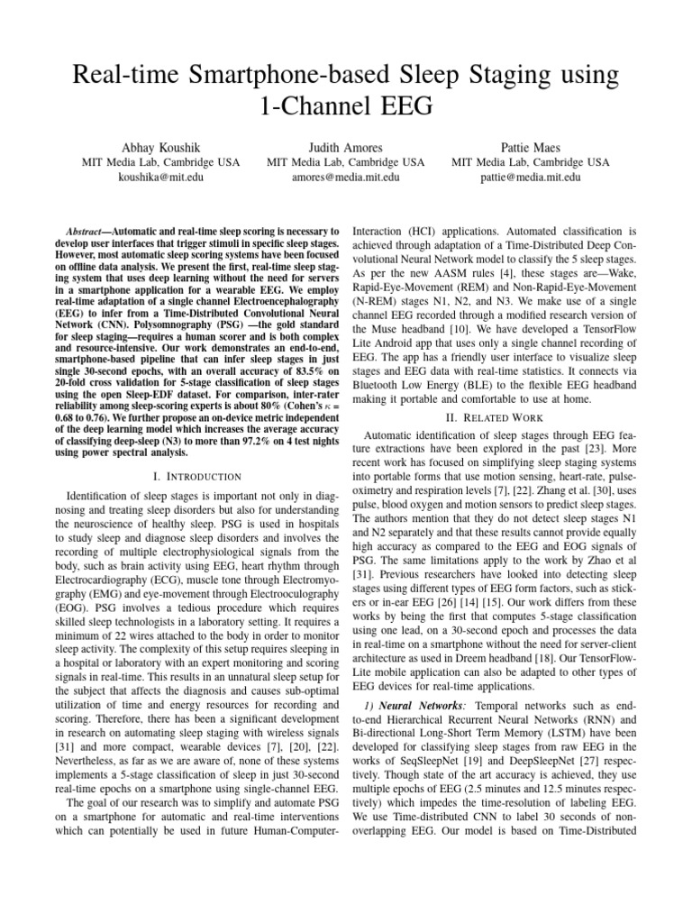 Real-time_Smartphone-based_Sleep_Staging_using_1-Channel_EEG | PDF | Electroencephalography ...