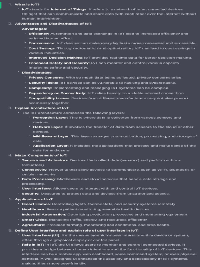 IOT INTERNAL | PDF | Internet Of Things | Computer Security