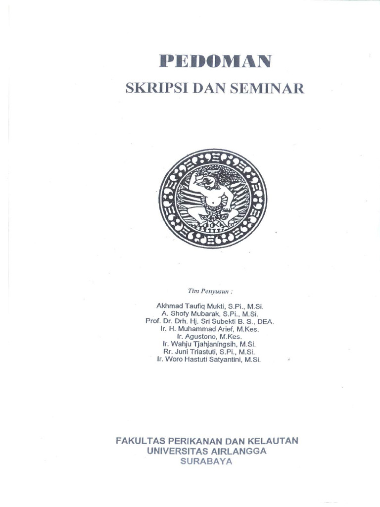 Pedoman Skripsi.1 | PDF
