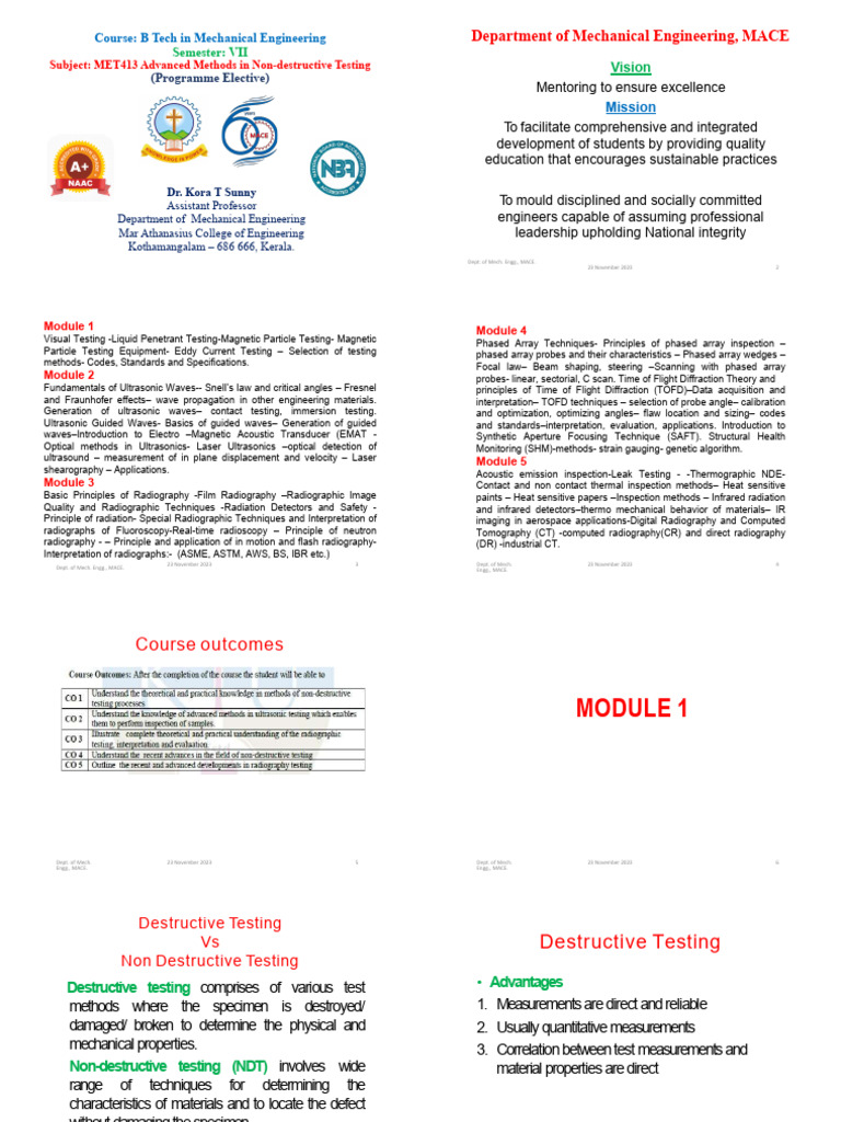 Mace S7M - Amndt 2023 | PDF | Waves | Radiography