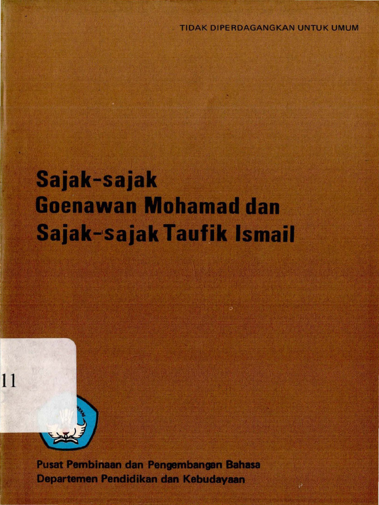 Sajak-sajak Goenawan dan Taufik Ismail | PDF | Perjalanan