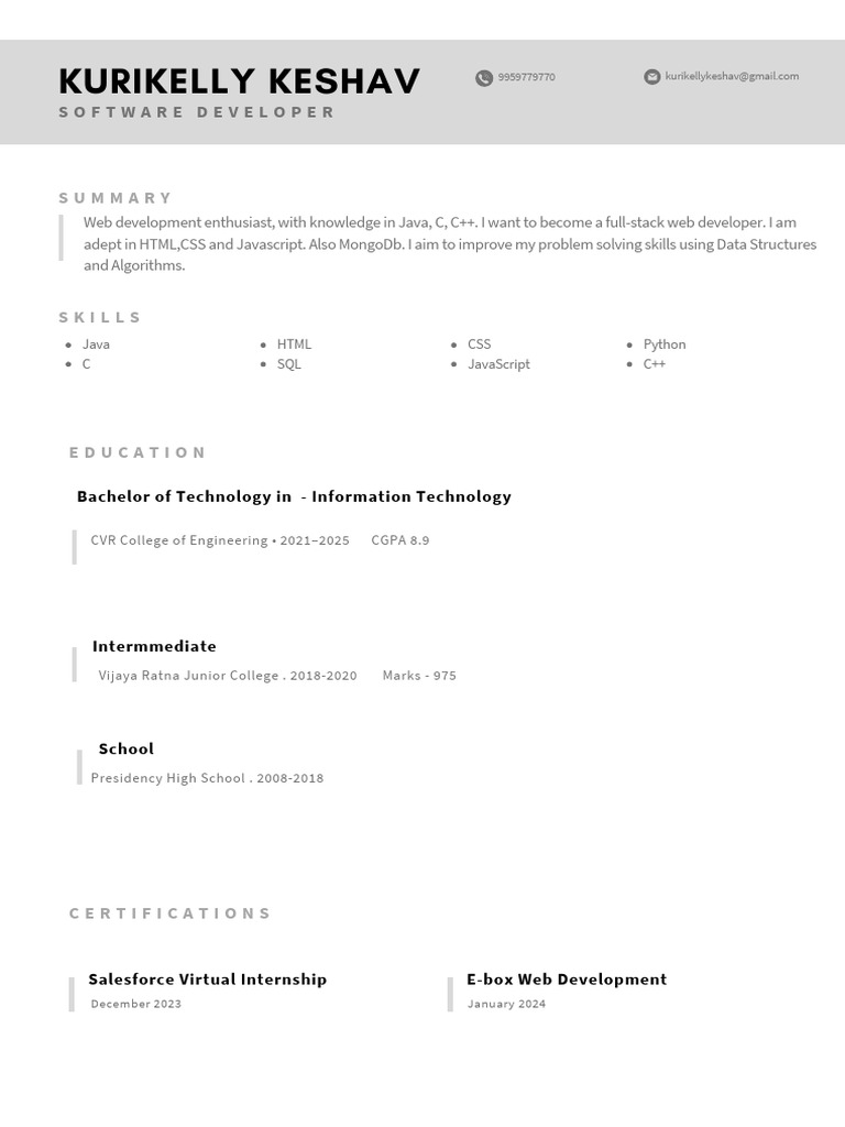 Kurikelly Keshav | PDF