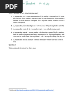 Practice Problems 01 Pseudocodes and Flowcharts | PDF | Theoretical Computer Science | Applied ...